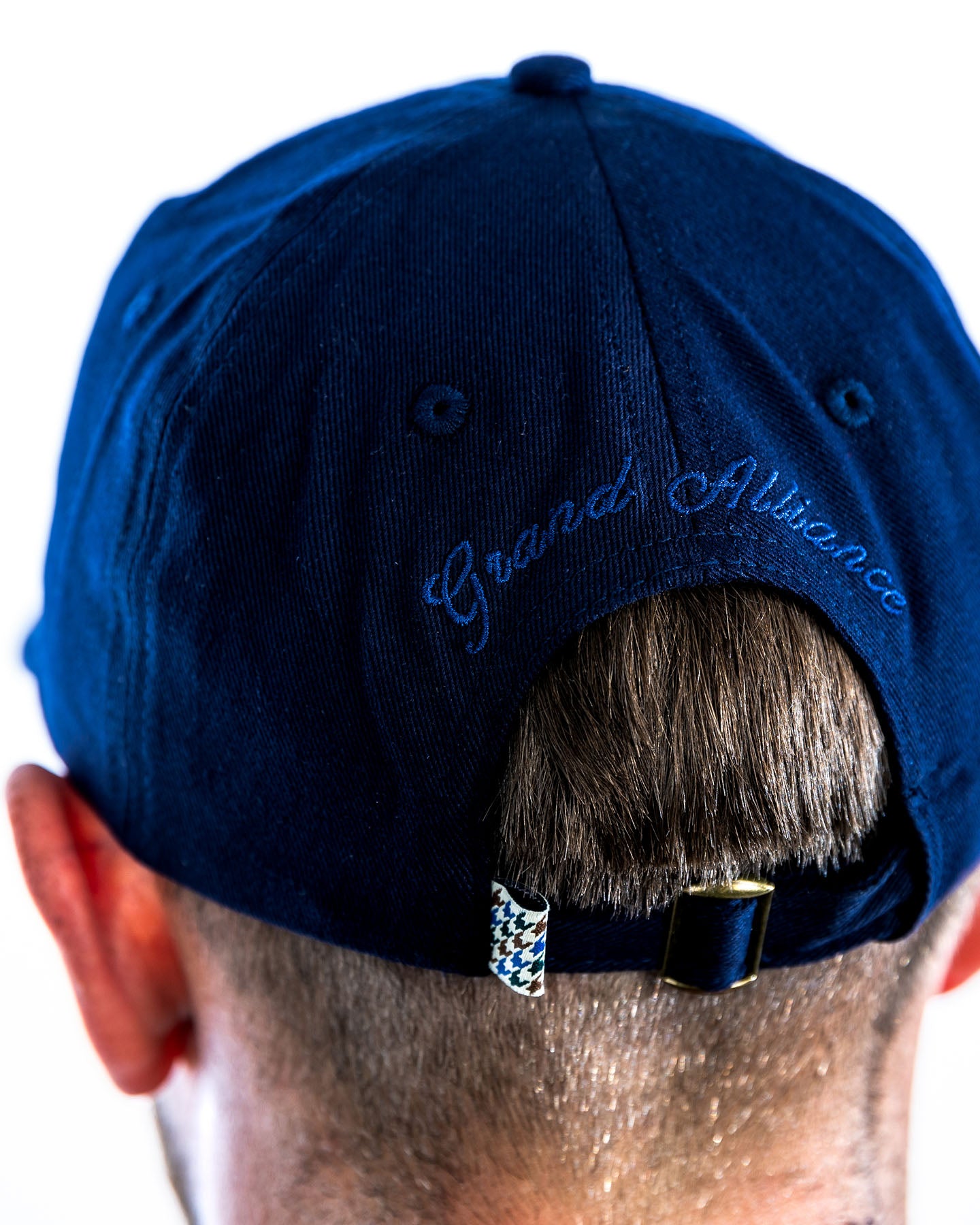 Dogtooth Cotton Cap - Navy – Grand Alliance Clothing