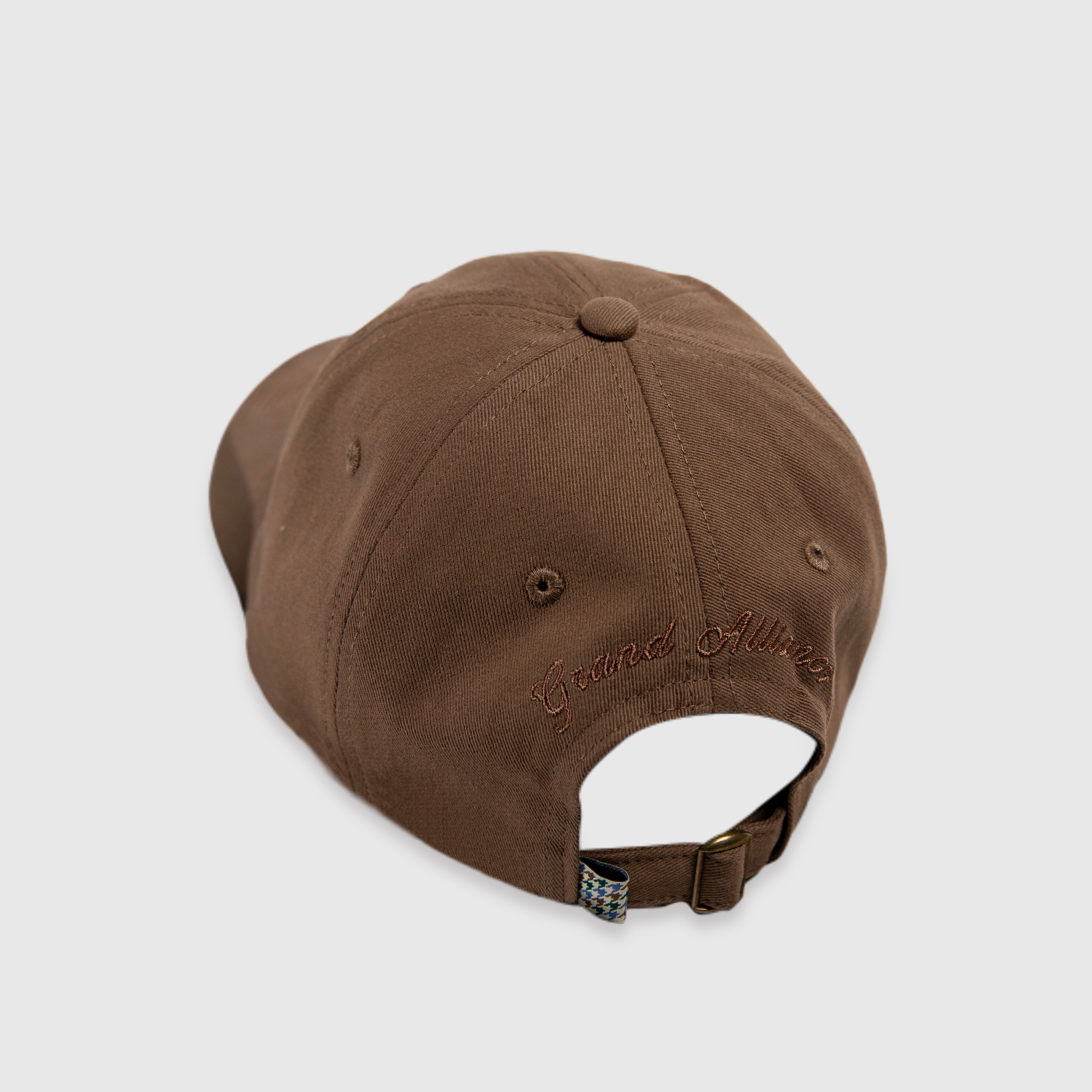 Dogtooth Cotton Cap - Brown – Grand Alliance Clothing